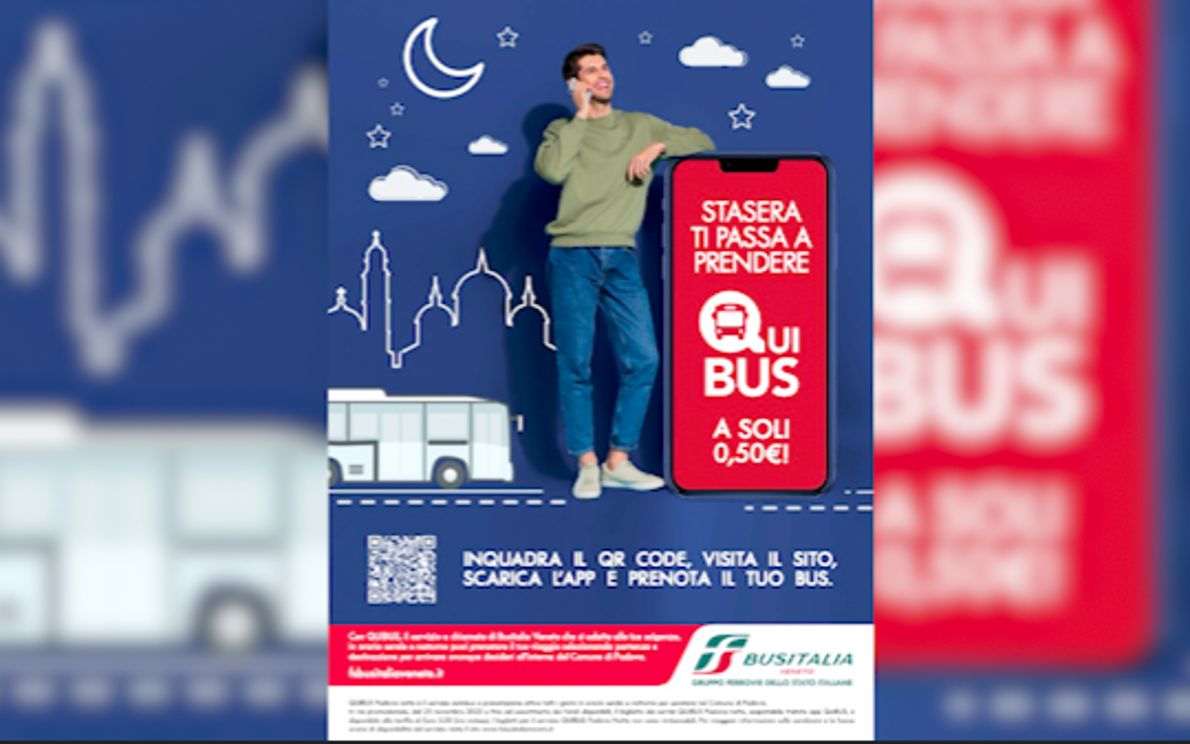 Dal 20 novembre servizio QuiBus Padova Notte al prezzo di 0,50 ...