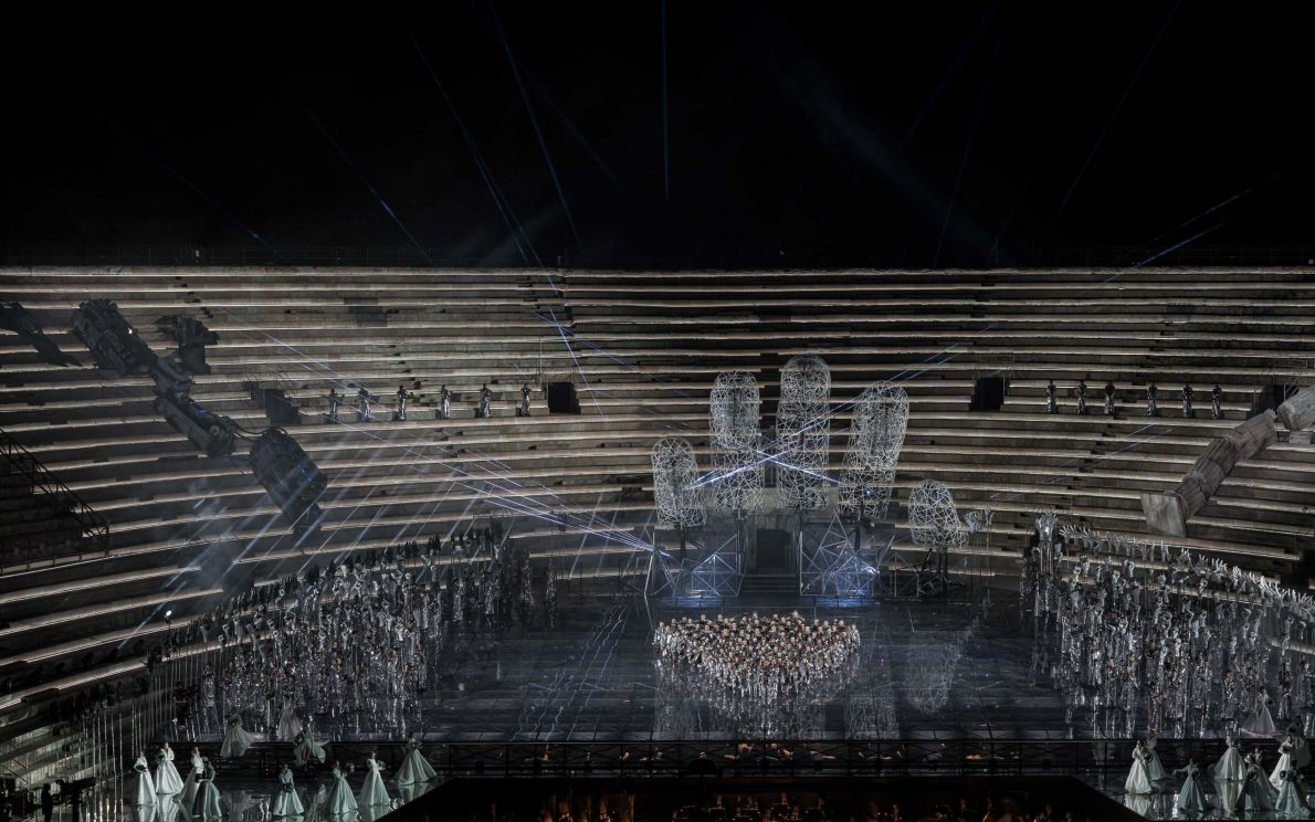 L' Aida torna all'Arena di Verona per la settecentocinquantesima volta ...