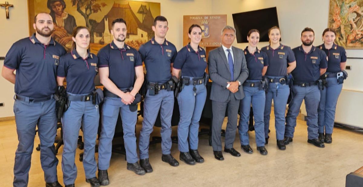 Nuovi agenti per la Questura di Padova: 5 donne e 4 uomini | TgPadova | Telenuovo